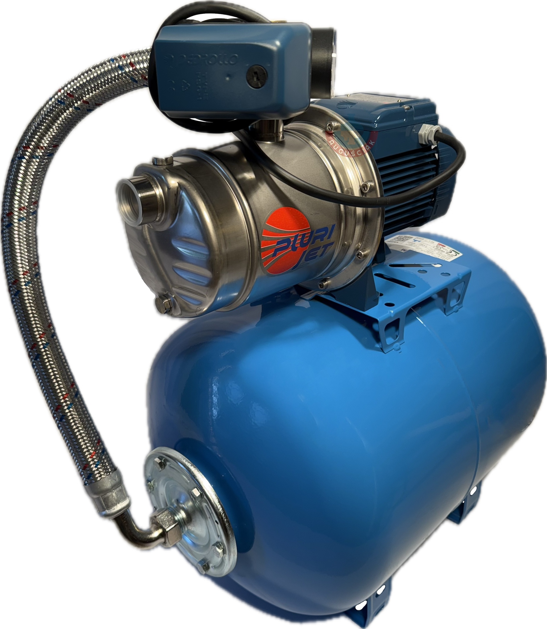 Hydrofor Pedrollo Plurjet 4/80 na zbiorniku 50 litrów - Auguściak